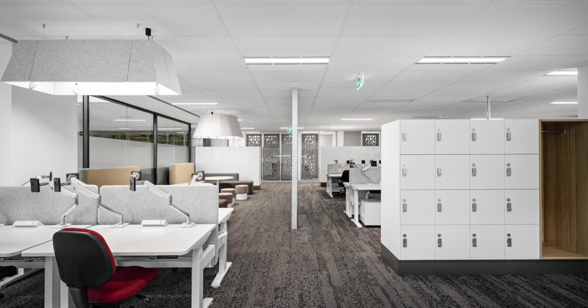 Custom Office Lockers for 700 Collins Street by Lockin Australia