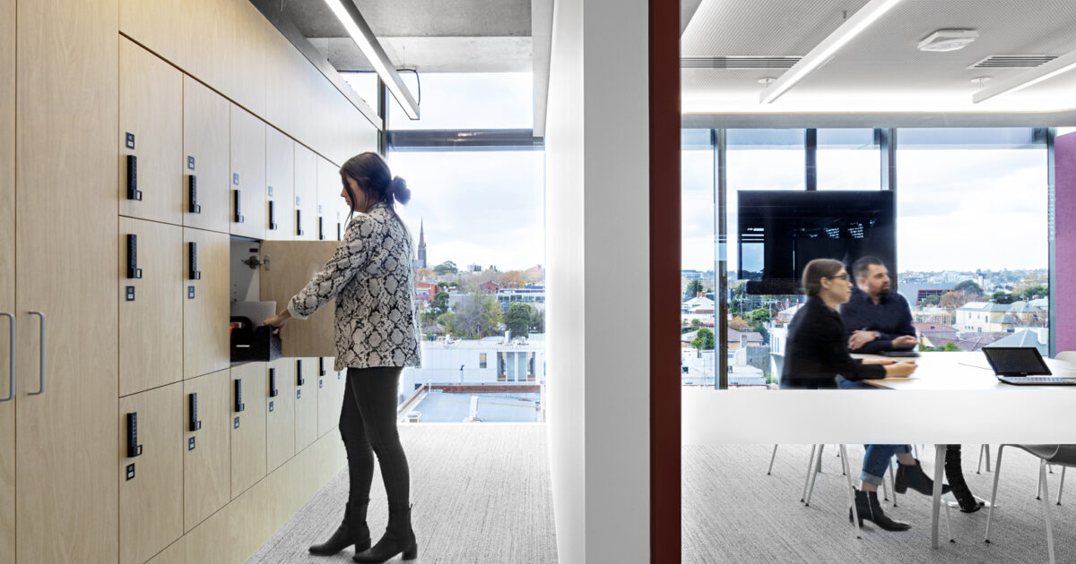 Custom Office Lockers for Real Estate Australia by Lockin Australia