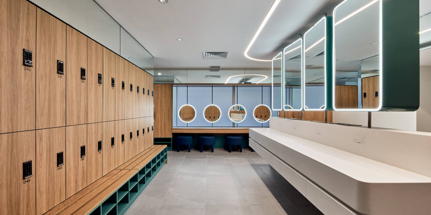 Custom End-Of-Trip Facility for 321 Exhibition| by Lockin Australia