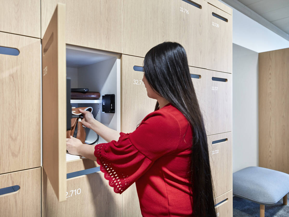 Custom Office Lockers for Australian Super by Lockin Australia