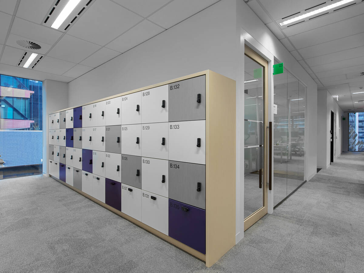 Custom Office Lockers for Willis Towers Watson by Lockin