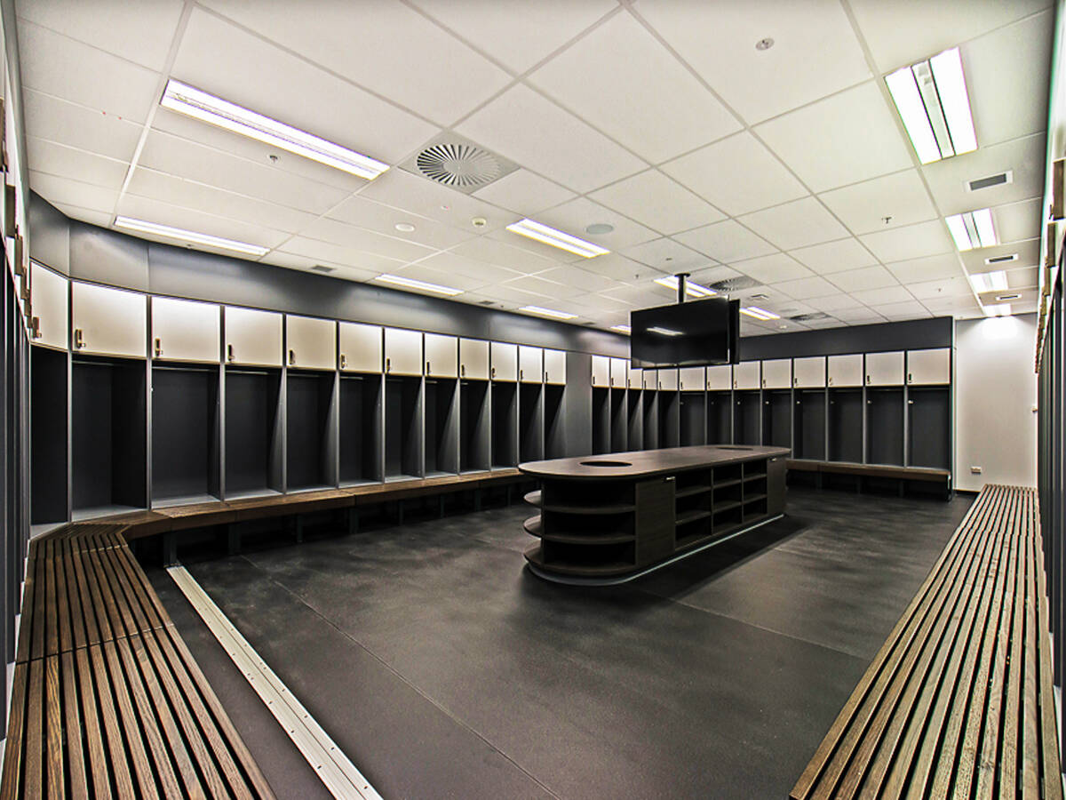 Melbourne Rebels Custom Sports Lockers by Lockin Australia