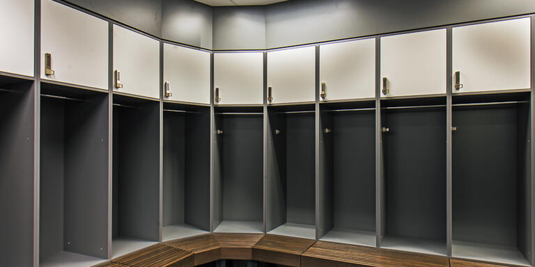 Melbourne Rebels Custom Sports Lockers by Lockin Australia